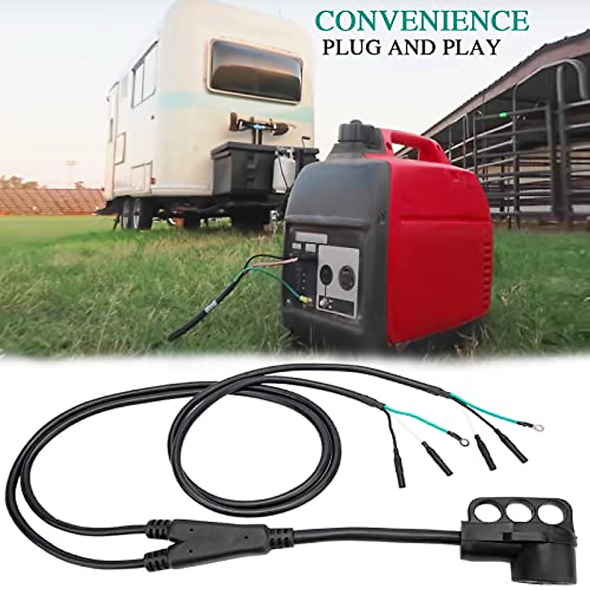 50Amp Inverter Generator Parallel Cord Cable Outdoor Inverter Generator Power Cord by ZMCYNG