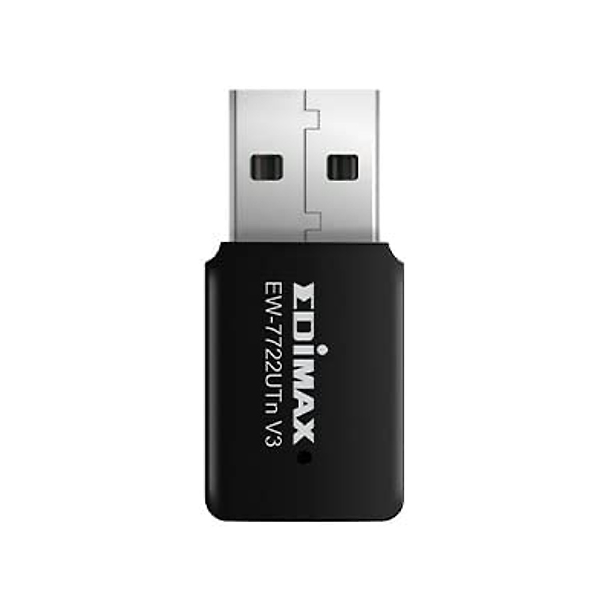Edimax Wi-Fi 4 802.11n Mini USB Adapter -Newest Version- Wireless N300 Dongle, 300Mbps throughput, Auto-Power Adjustment for Energy Saving, Win 11 Plug-n-Play, Mac OS, Linux, EW-7722UTn V3