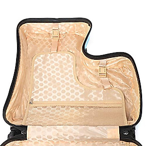 20" Suitcase Children Scooter Wheel Luggage Kid Riding Suitcase Funny Suitcase Luggage Travel Fashionable Appearance Rideable (Blue-20")