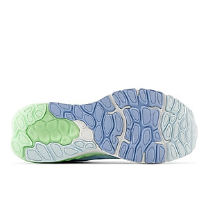 New Balance Women's Fresh Foam X 880 V13, Blue/Green Aura/Silver Metalic