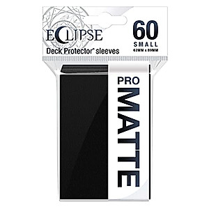 Ultra Pro - Eclipse Matte Small Sleeves 60 Pack - Jet Black