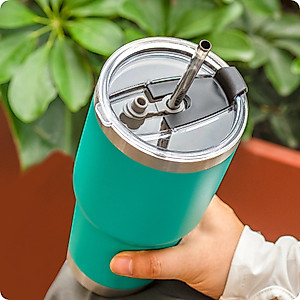 Prurex 30oz Tumbler Lids,Replacement Lids for 30oz Yeti Rambler, Ozark Trail and More,BPA Free,30 ozTumbler,Cup Cover (Black)