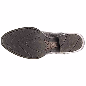 Ariat Mens Heritage R Toe Western Boot Black Deertan 10