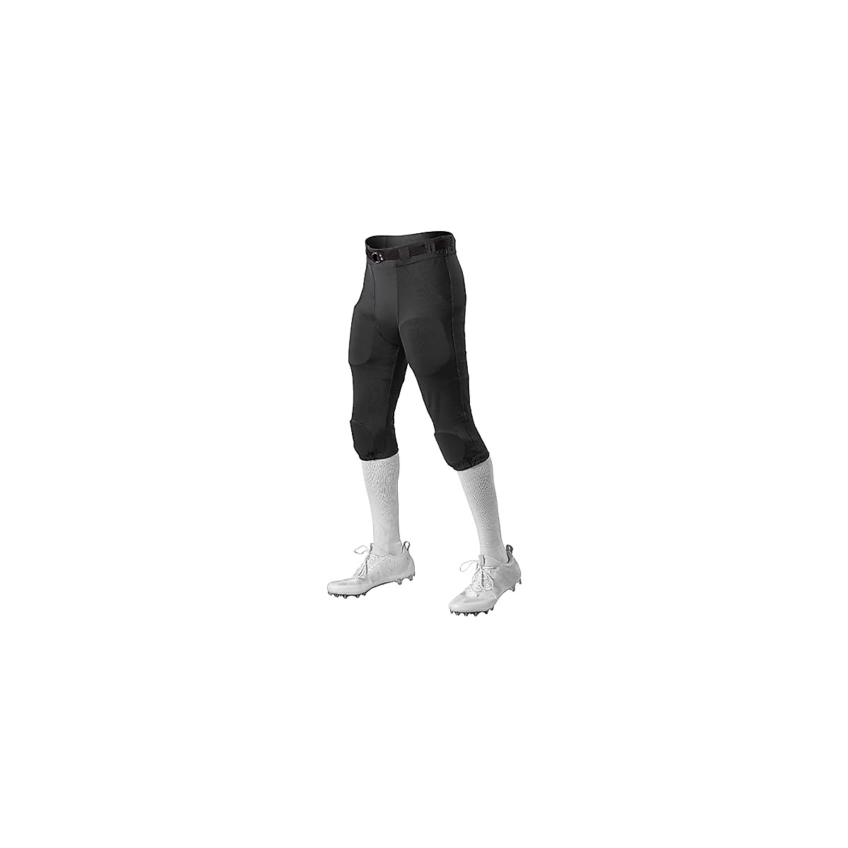 Alleson Athletic Men's Standard Adult Integrated Knee Pad Football Pant, Black, 3X-Large