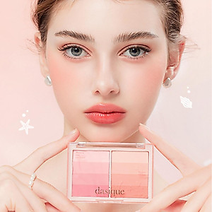 Dasique Blending Layer Cheek #01 Summer Coral | 8 blendable shades | Coral Collection | Vegan
