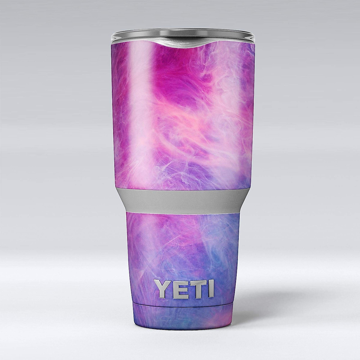 Design Skinz Pink and Blue Fume Clouds - Skin Decal Vinyl Wrap Kit Compatible with The Yeti Rambler Cooler Tumbler Cups