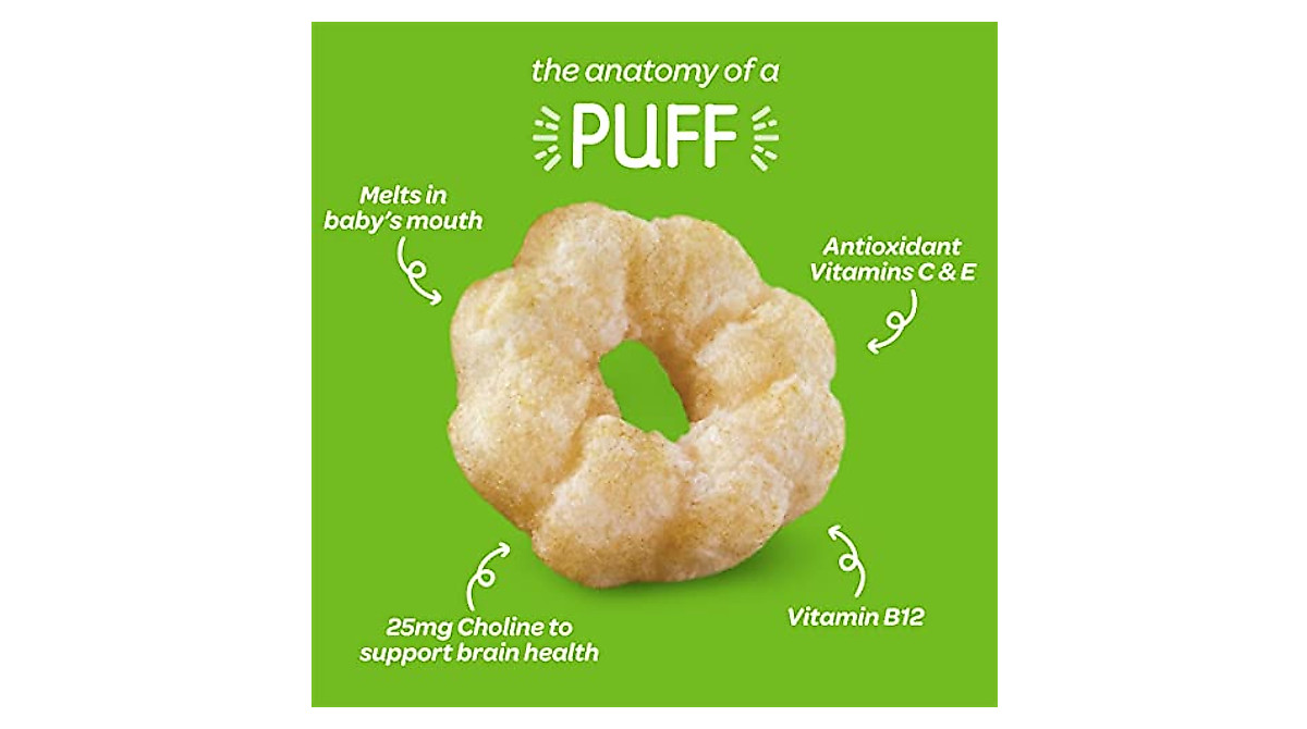 Happy Baby Organic Superfood Puffs - Sweet Potato & Carrot