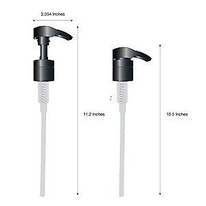 Matrix Universal Dispensing Pump | Shampoo and Conditioner Bottle Pump | Fits 1L Bottles (33.8oz) | Black