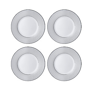 Mikasa Percy 20-Piece Porcelain Dinnerware Set, Service for 4, Grey