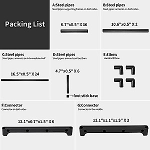 AOFUXTI Expandable Shoe Rack Organizer - Shoe Organizer, 12-16 Pairs Shoe Shelf, 3 Tiers, Shoe Rack for Closet, Bedroom, Garage, Entryway (Black)