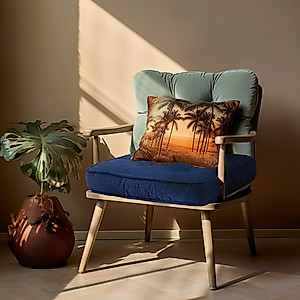 RULAER Indoor 18x18x3.5inch Chair Cushions Blue Tufted Double Piping with Straps Patio Seat Cushion No-Faded Thickened Puffy Dining Chair Pads,Set of 2