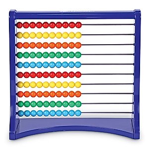 Learning Resources Ten-Row Abacus, Early Math Skills, Addition/Subtraction, Abacus, Abacus for Kids, Math Toys, Ages 5+