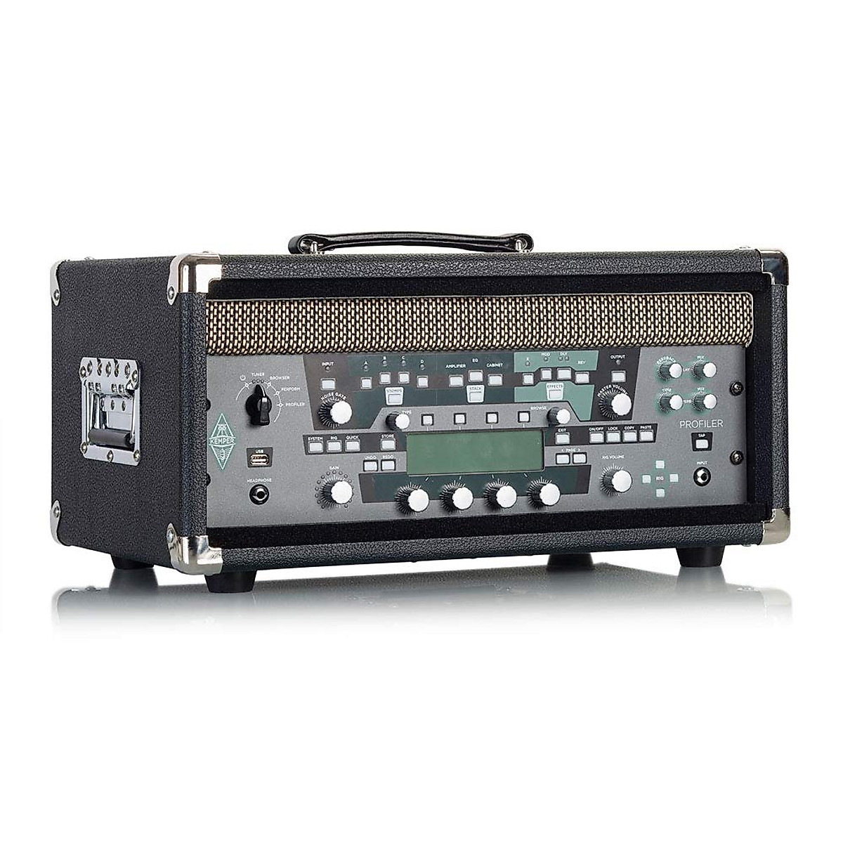 Gator Cases Retro Series Vintage Amp Rack Case; 4U Black (GR-RETRORACK-4BK)