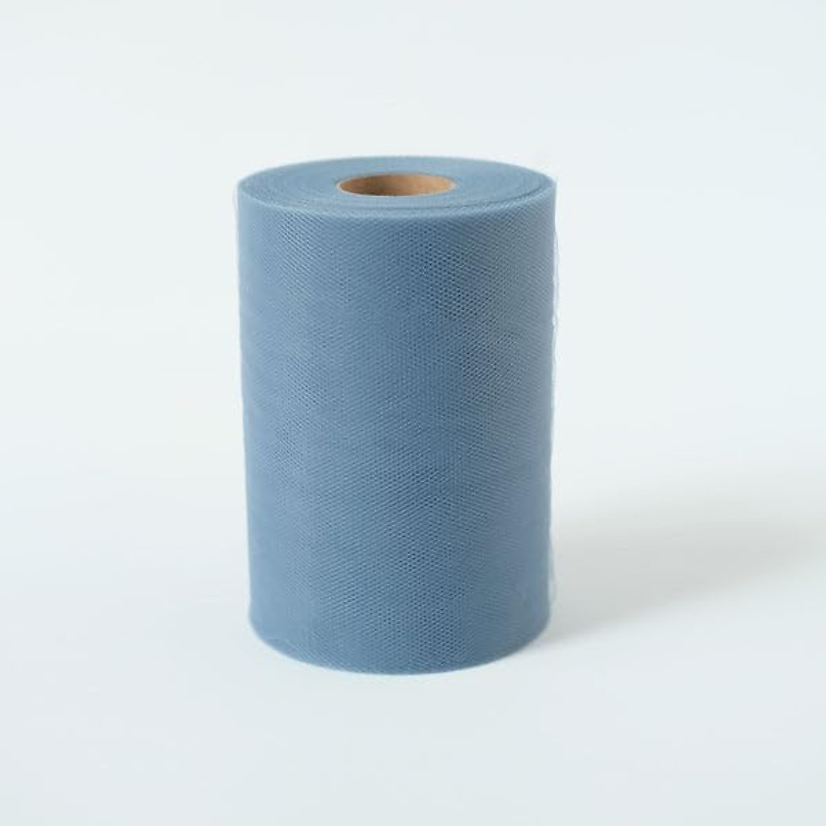 Efavormart 6" x 300 feet Wedding Tulle Roll for Party Decorations Banquet Event Sewing DIY Crafts Fabrics Sewing - Dusty Blue