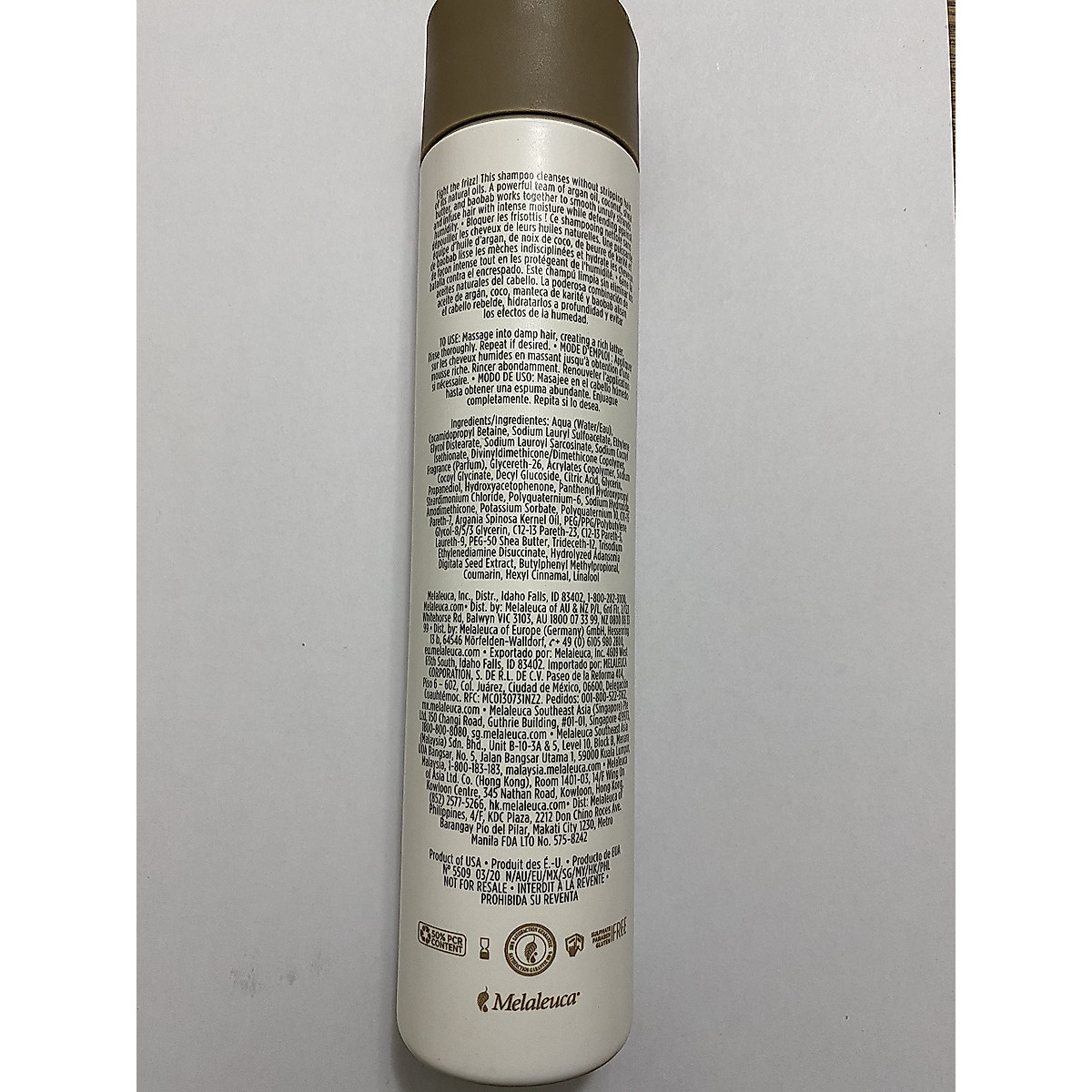 Sei Bella Melaleuca Argan Oil & Coconut Moisture Smooth Shampoo