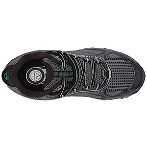 La Sportiva Womens Wildcat 2.0 GTX Trail Running Shoes, Carbon/Aqua, 6.5