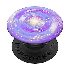 Lavender Phone Grip Moon Stars Galaxy Purple Tidepool Ripple PopSockets Swappable PopGrip