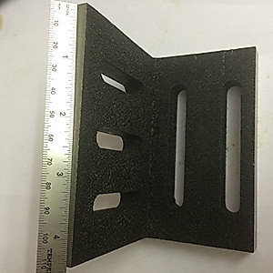 Caste Iron Slotted Angle Plate 110 x 89 x 75 mm -Stress Relieved