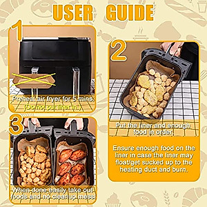 Air fryer liners for Ninja,paper air fryer liners disposable,Power xl air fryer liners 8.6''*5.5'',Air Fryer Disposable Paper Liner For Ninja DZ201 DZ401