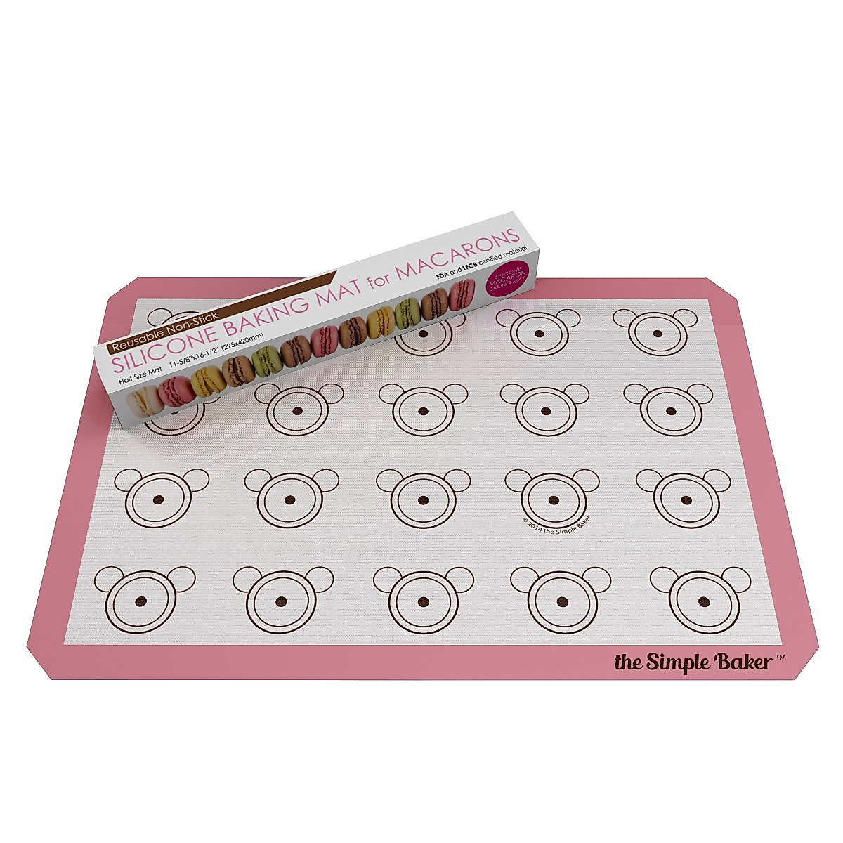 Cookie Sheet Liner Replaces Parchment Paper - Professional Grade Silicone Baking Mat - Non-Stick, Durable