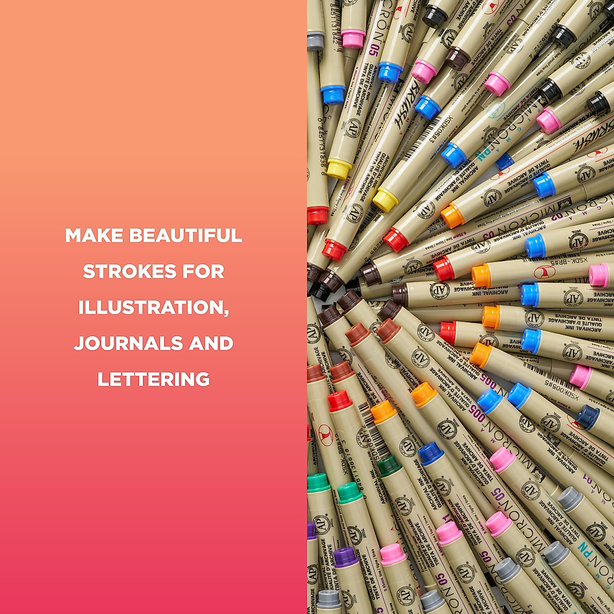 Sakura Pigma Micron 005 8 Color Set Water Based Pigment for Illustration