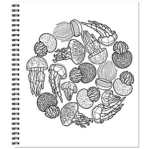 Color & Frame - Ocean Treasures (Adult Coloring Book)