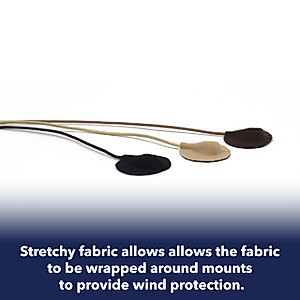 URSA Soft Circles: Reusable Soft Covers That Provide a Shield Against the Wind and Camouflage for Lavalier Mics. (15x Soft Circles + 30x Stickies, MultiPack)