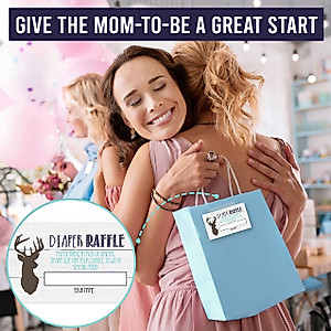 Hadley Designs 25 Baby Shower Diaper Raffle Tickets For Baby Shower Boy - Deer Baby Shower Games For Boys, Diaper Raffle Cards, Baby Raffle Tickets, Baby Shower Invitation Inserts, Baby Shower Ideas