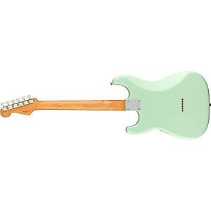 Fender Noventa Stratocaster Electric Guitar, Surf Green, Maple Fingerboard