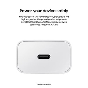 Samsung 15W Wall Charger Type C Only (Cable not Included), White