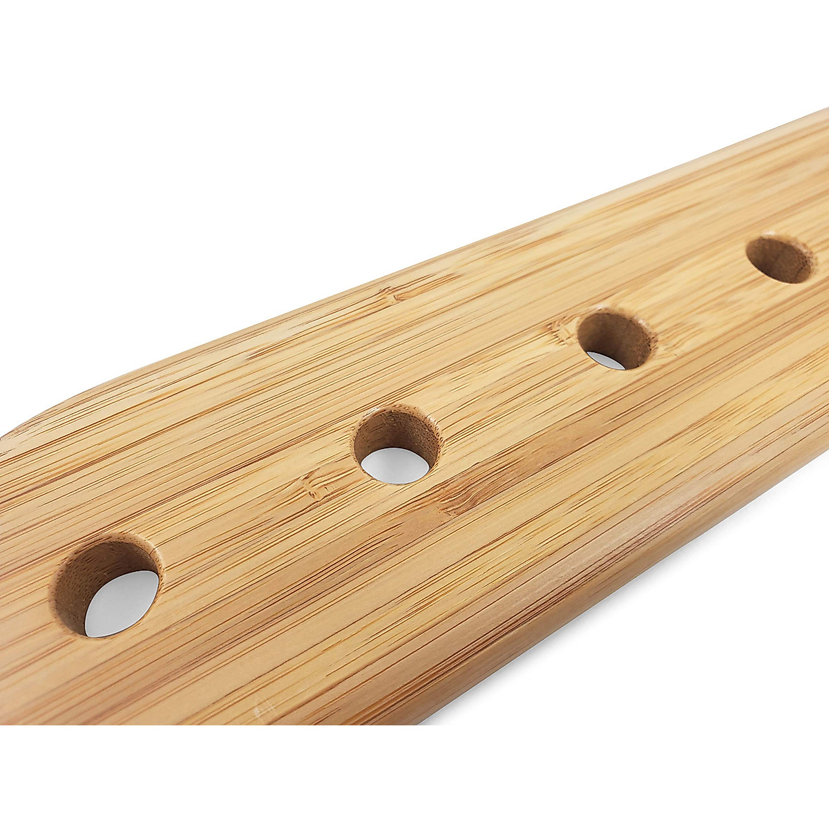 Bamboo Paddle - 1/2" Thick Wooden Rug Paddle with Airflow Holes, Light Weight and Super Durable Beautiful Smooth Finish & Chamfered Holes