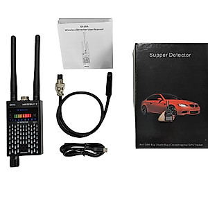 Hidden Camera Bug Detector Upgraded 2022 Newest Anti Spy Detector with LCD, RF Signal Wireless GPS car Tracker Eavesdropping Device Finder with Extra AI Function, GSM,MAZEBLITZ