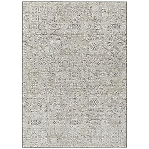 Addison Rugs Chantille ACN611 Taupe 9' x 12' Indoor Outdoor Area Rug, Easy Clean, Machine Washable, Non Shedding, Bedroom, Living Room, Dining Room, Kitchen, Patio Rug