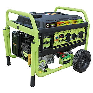 Green-Power America 12000 Watt Dual Fuel Portable Generator,Gas or Propane Powered,Recoil Start, Equipped with CO-Seizer CO Protection System,49 State Approved