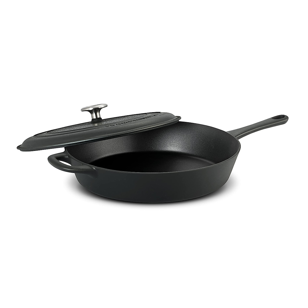 Tramontina Covered Cast Iron Skillet 12.5 inch, 80131/340DS