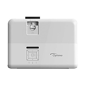 Optoma UHD52ALV Voice Assistant-Compatible DLP Projector for Lights-On Viewing, 3500 Lumen, 3840x2160