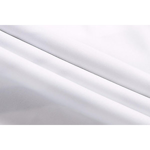 Sportides Men's Short Sleeve Sport Tee Shirts T-Shirts Tshirt Tops Runningshirt Golf Tennis Bowling Running LSL133 White M