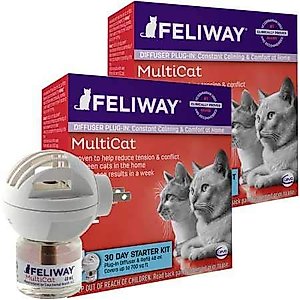 FELIWAY 2PACK MultiCat 60 Day Starter Kit (2 Complete Kits)2