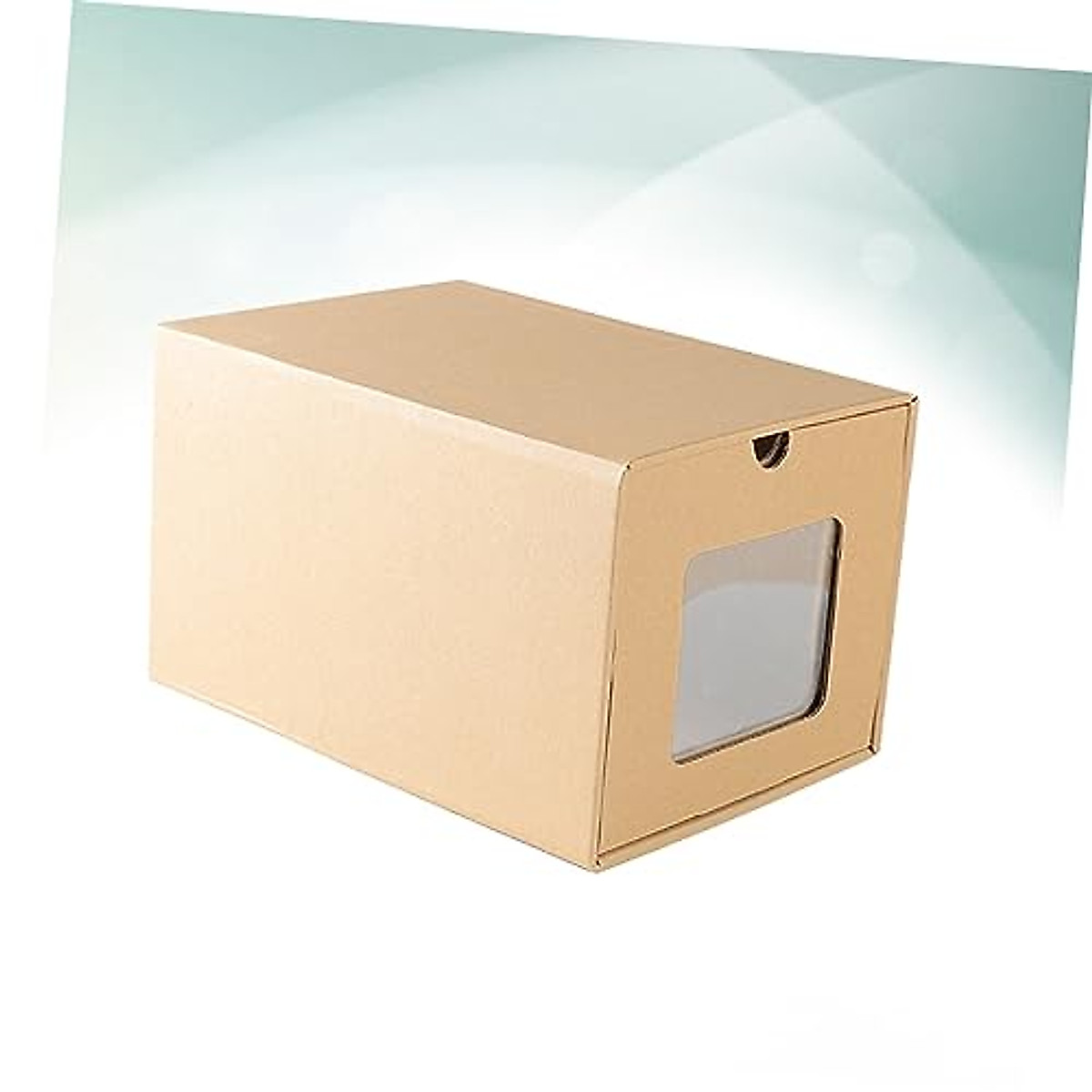Cabilock Foldable Drawer Type Thickened Paper Easy Install Sturdy Tear-resistant Shoe Storage Case for High Heels