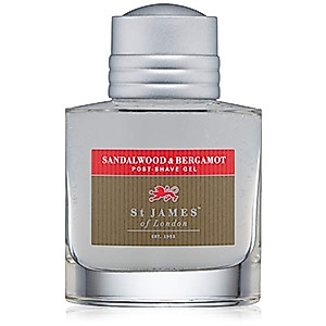 St James of London Sandalwood & Bergamot Post Shave Gel, 3.4 Fl Oz