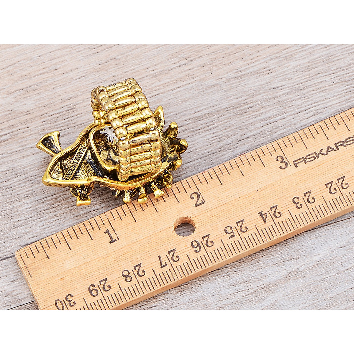 Alilang Antique Gold Tone Topaz Brown Rhinestone Wise Owl Bird Stretch Statement Ring