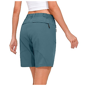 Little Donkey Andy Women's Stretch Quick Dry Cargo Shorts Hiking Camping Travel Slate Size XXL