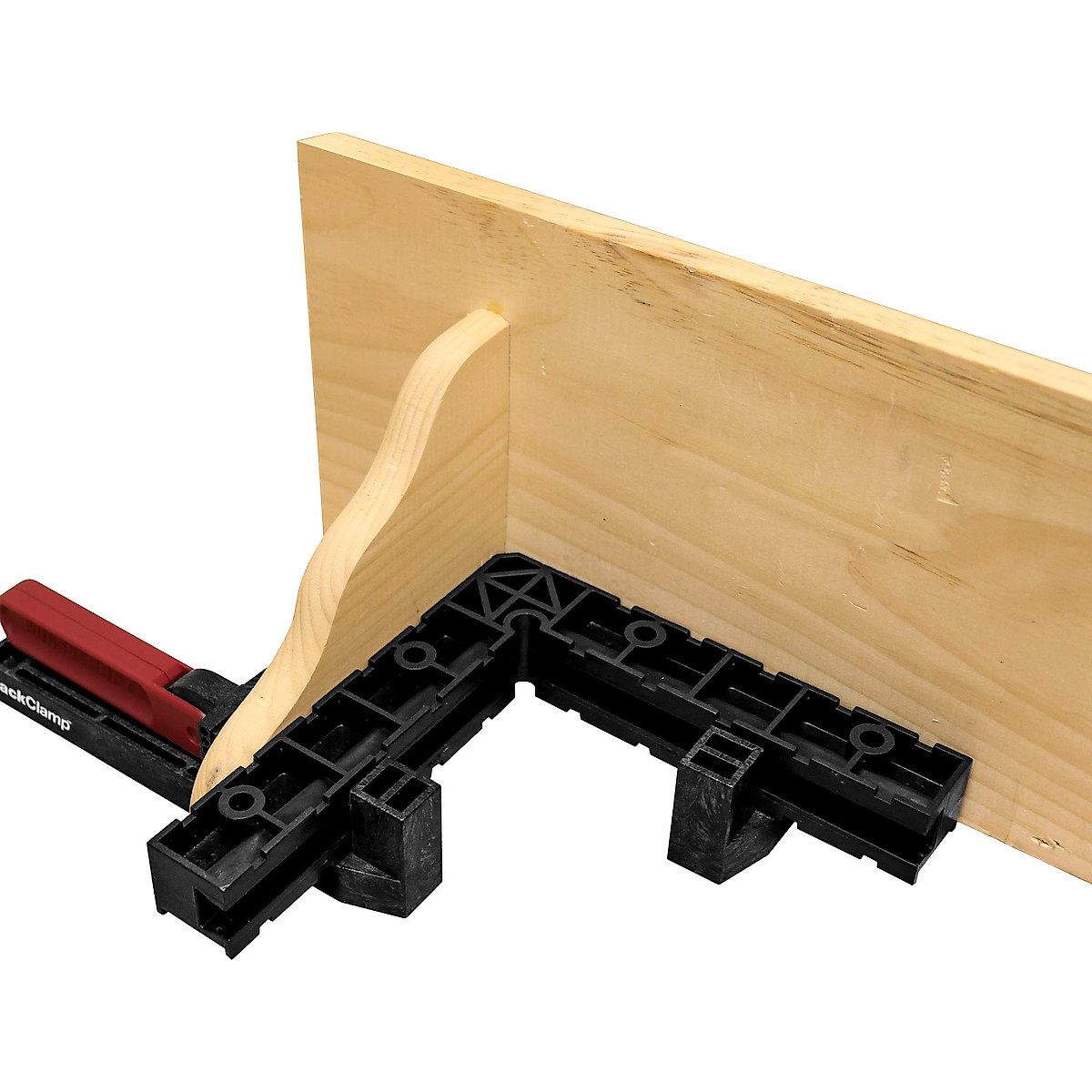 Milescraft 4011 8" ClampSquares - 90 Degree Corner Clamp, Positioning/Assembly Squares for Pictures Frames, Boxes, Etc Black