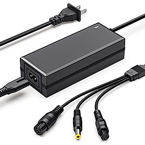3 in 1 Replacement Charger for 2A 42v/36v 3 Claw (8mm/12mm) Female Port (5.5mm*2.5mm Universal 2.1mm) for, Jetson, Swagtron, Gotrax,Swagway,Razor