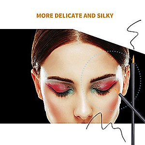 YEASHINE 100 Pack Disposable Eyeliner Brushes Applicator Cosmetic Eye Wands Makeup Tool