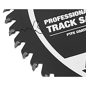 WEN BL6556 6.5-Inch 56-Tooth Carbide-Tipped Thin-Kerf Professional ATAFR Track Saw Blade with PTFE Coating