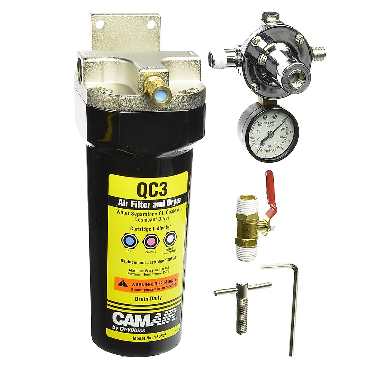 DeVilbiss 130525 QC3 Air Filter and Dryer