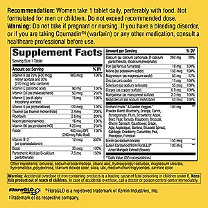 Nature’s Way Alive! Women’s Energy Complete Multivitamin, High Potency B-Vitamins, 50 Tablets