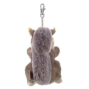 Dilly dudu Squirrel Stuffed Animal Plush keychain 4-Inch