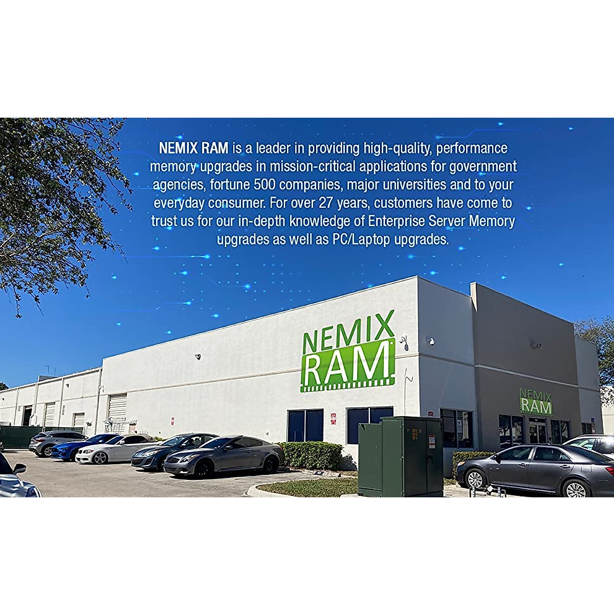 32GB (4x8GB) DDR4-2666MHz PC4-21300 ECC RDIMM 1Rx4 1.2V Registered Server Memory by NEMIX RAM